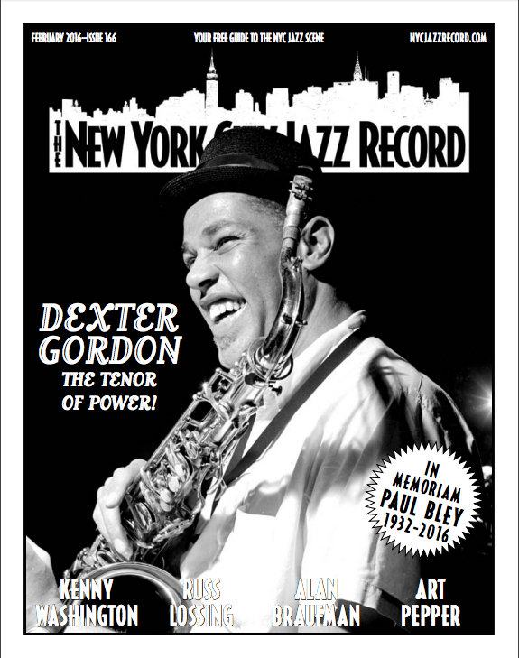 Alex V. Henderson - New York City Jazz Record,February 2016
